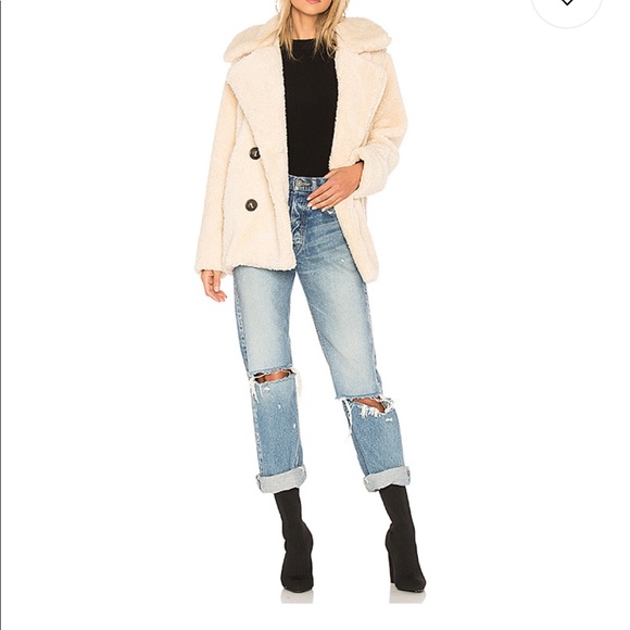 Free People | Jackets & Coats | Teddy Pea Coat | Poshmark